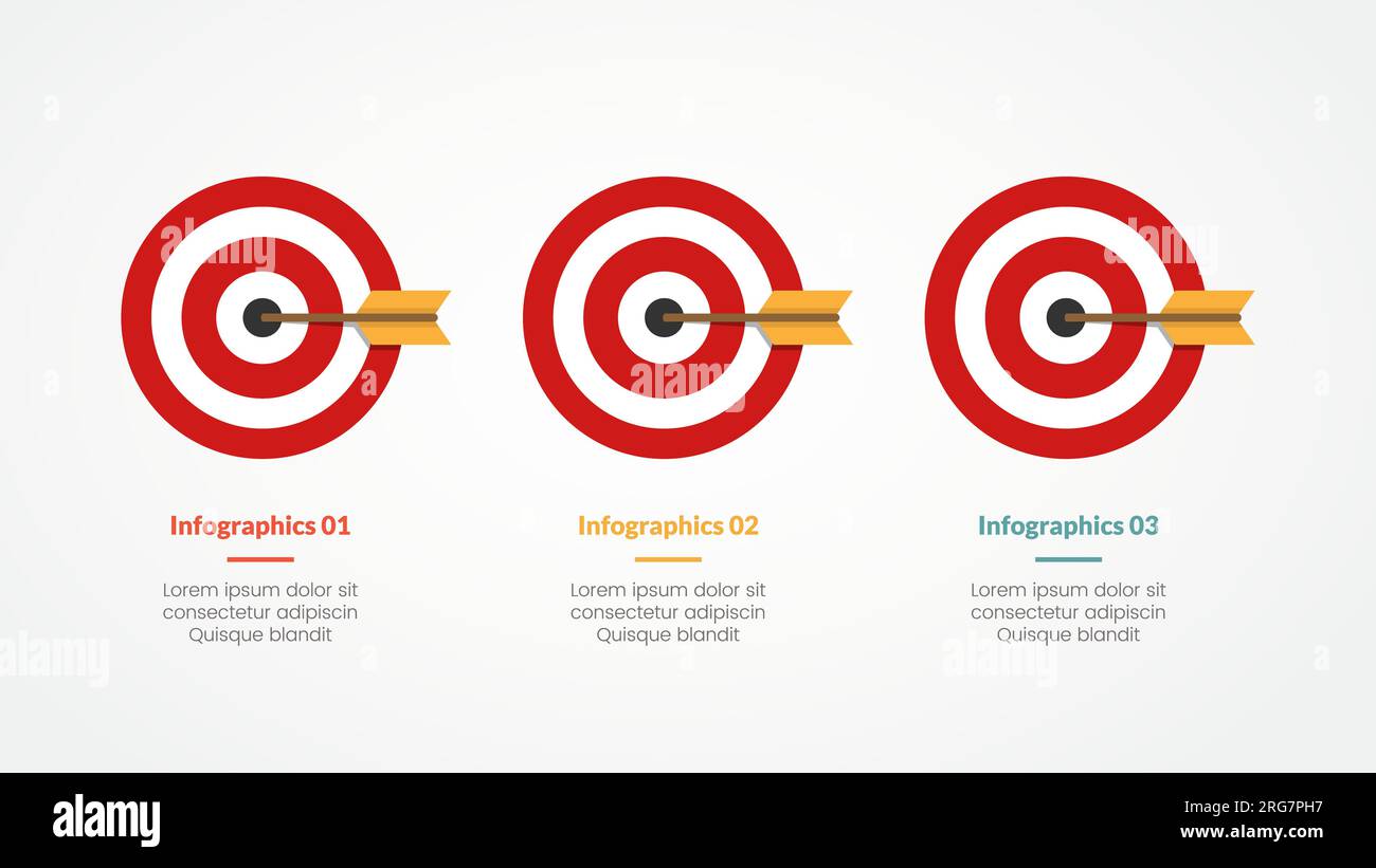 goals or business target infographic concept for slide presentation ...