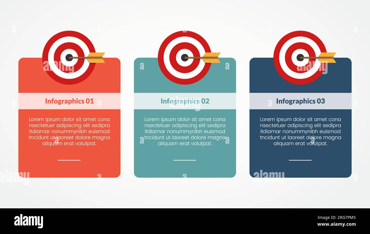 goals or business target infographic concept for slide presentation ...