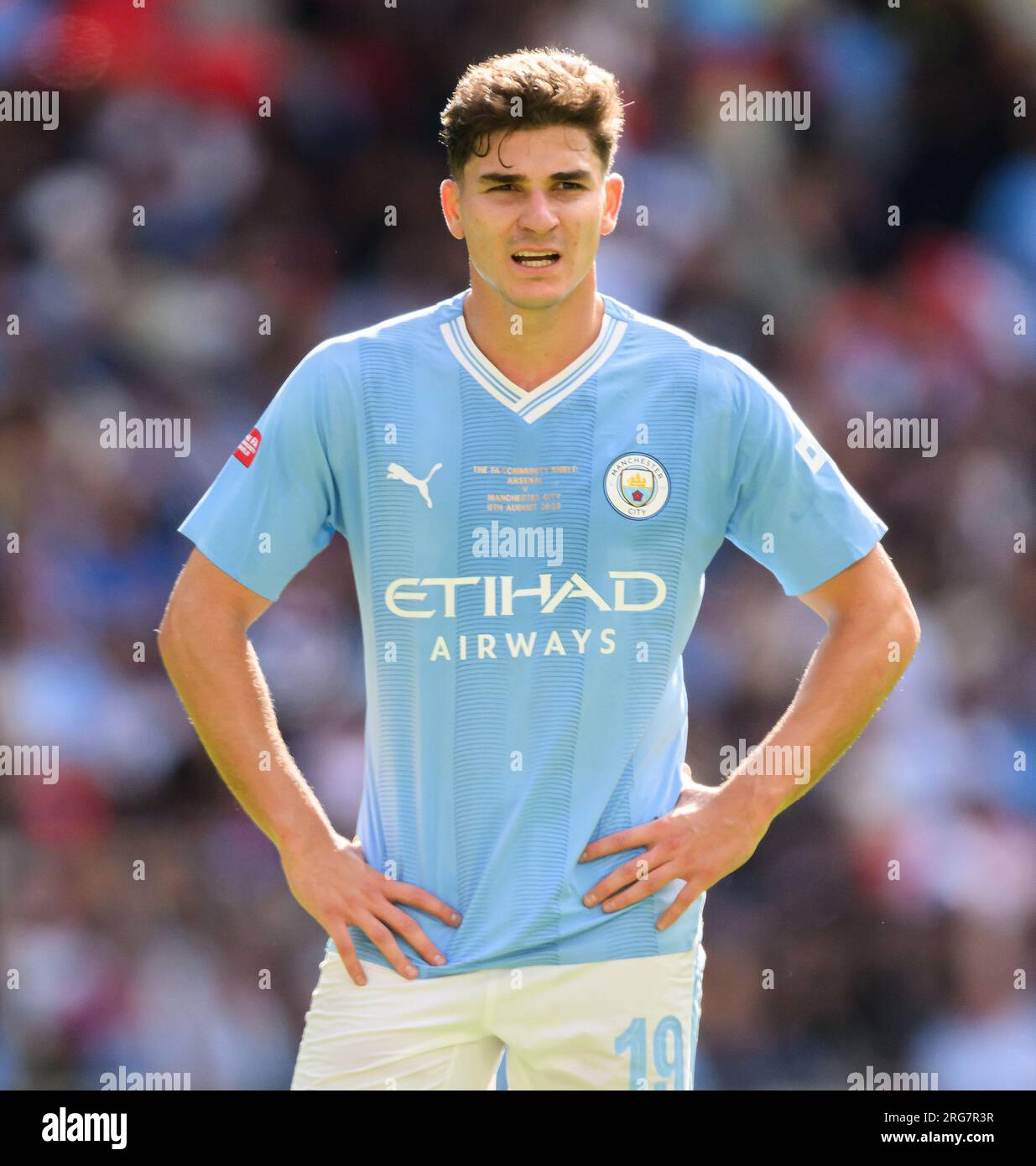 Julian alvarez manchester city 2023 hi-res stock photography and images ...