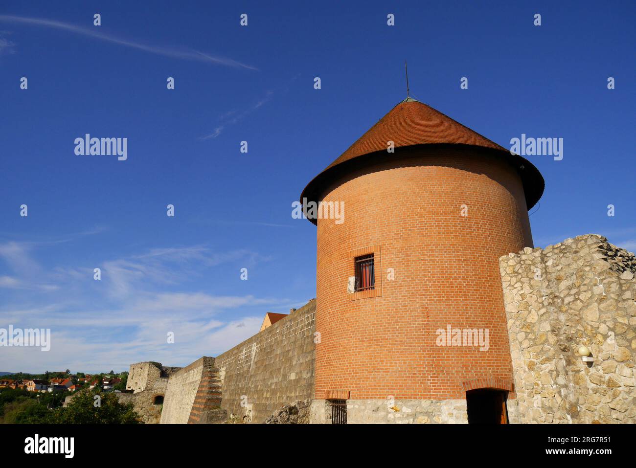 The Dobo bastya, Dobo Bastion, Eger Castle, Eger, Hungary Stock Photo ...