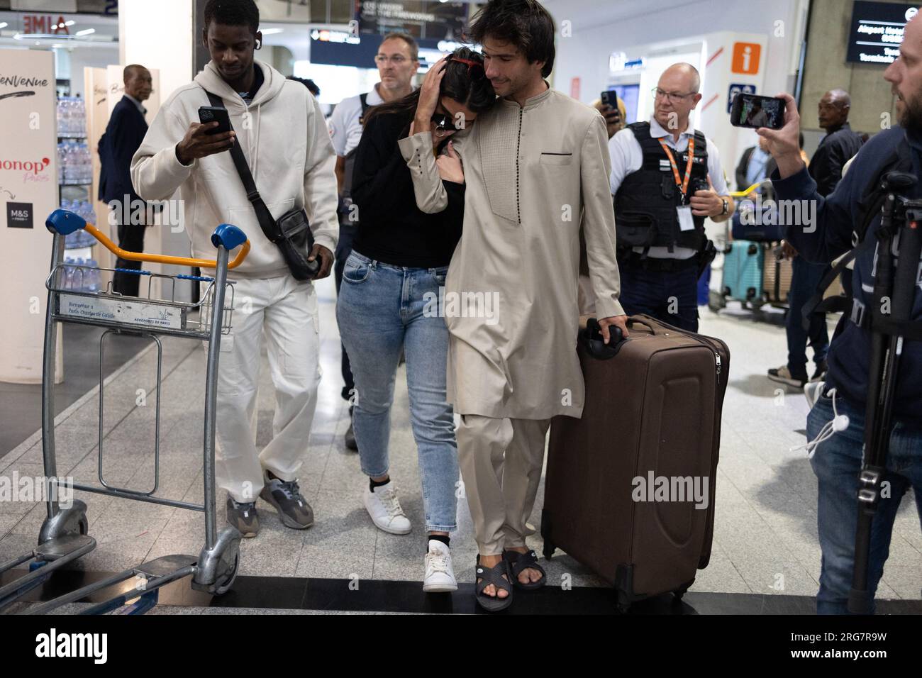 Senegal, August 8, 2023. French-Spanish lawyer Juan Branco is welcomes ...
