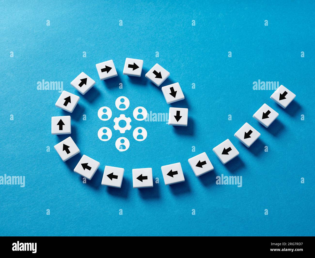 Collaboration, teamwork and project management. Cooperation and project ...