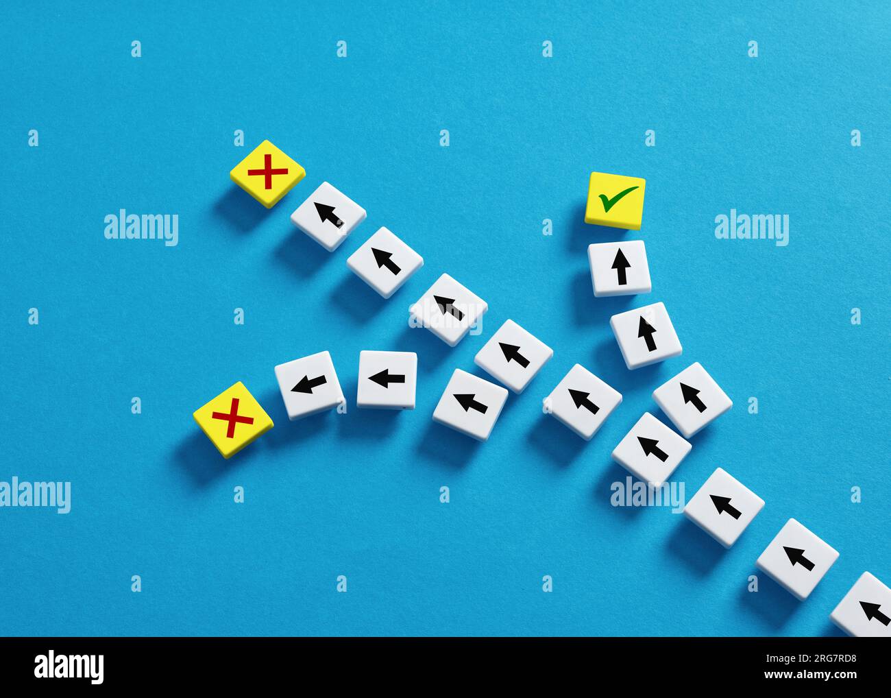 Choosing the right path or making the right decision that leads to ...