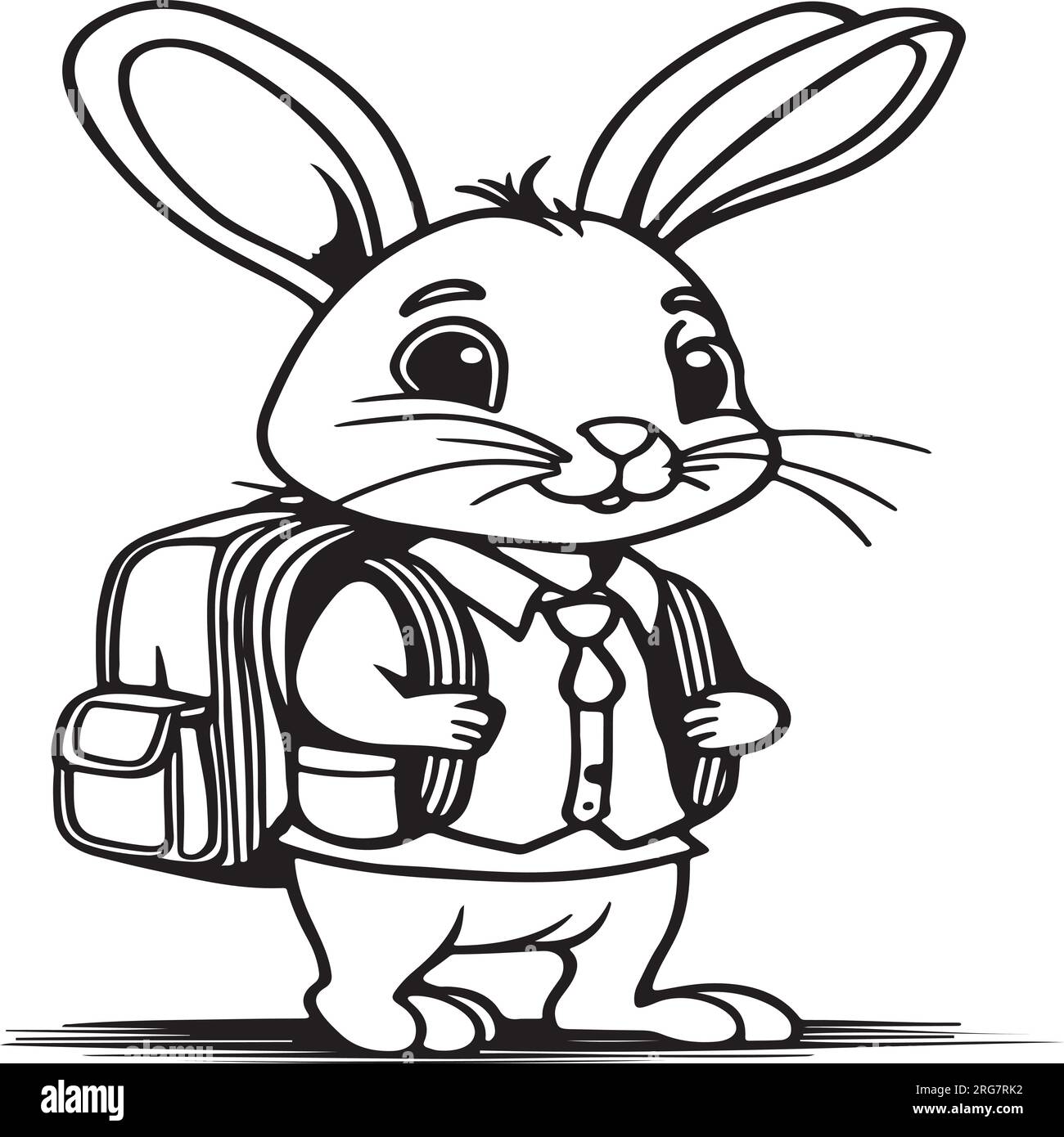 Simple Cartoon Bunny