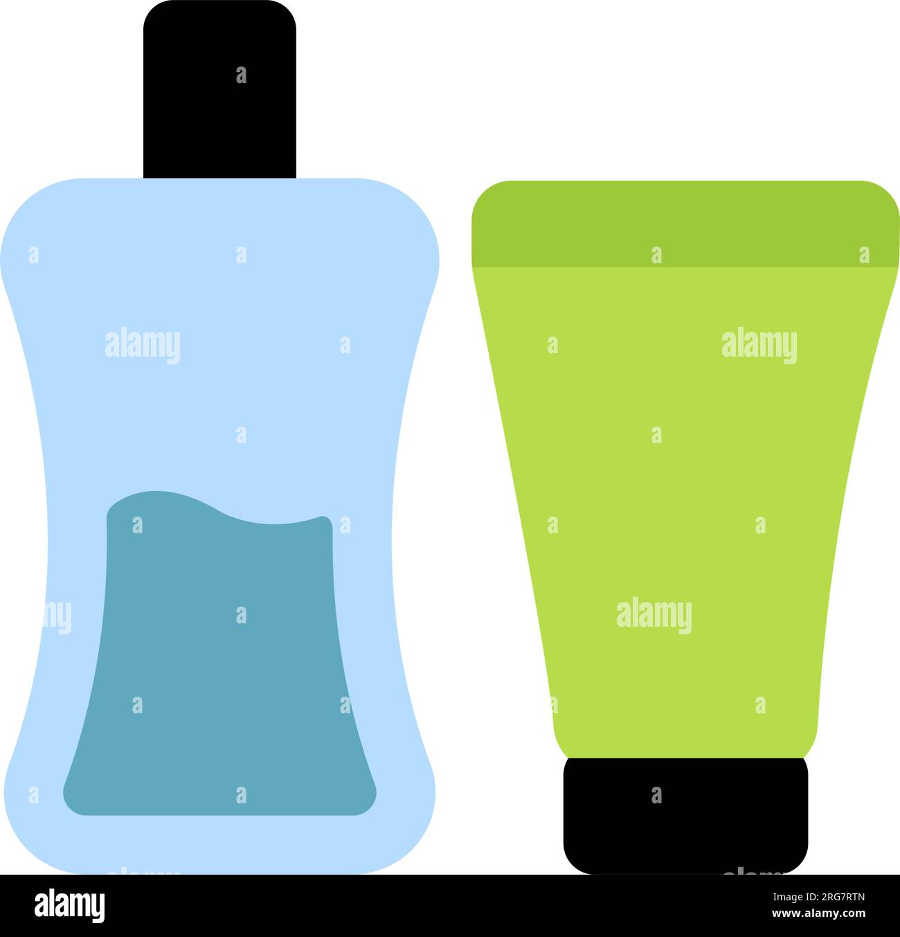 Cosmetic care vector vectors Cut Out Stock Images & Pictures - Alamy