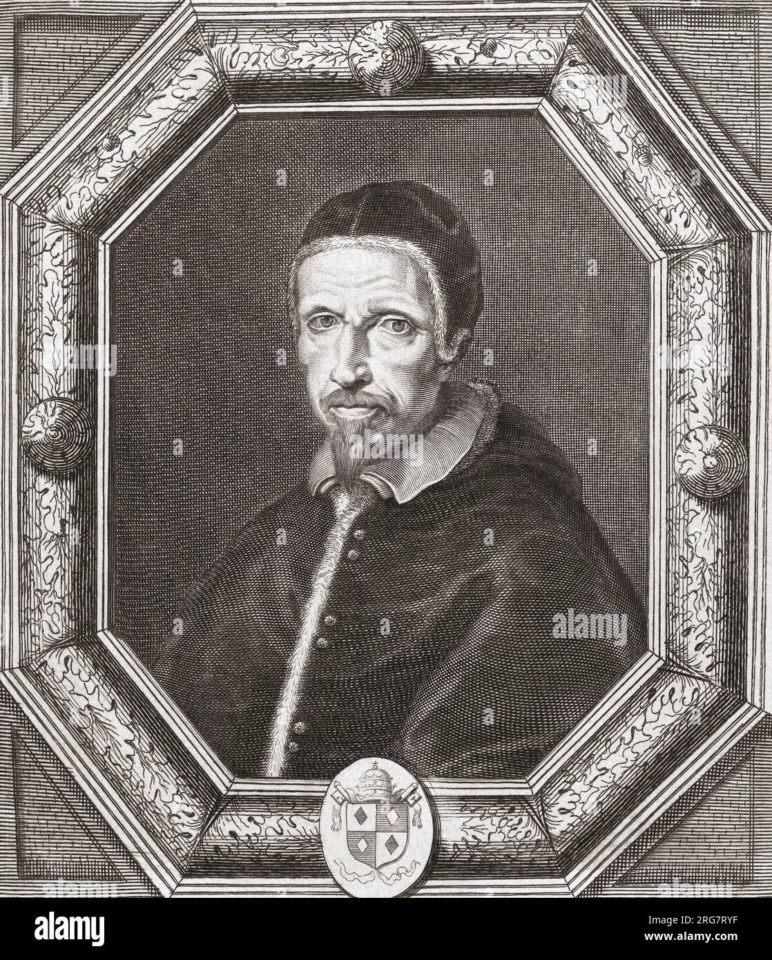 Pope Clement IX, born Giulio Rospigliosi, 1600 - 1669. After an ...