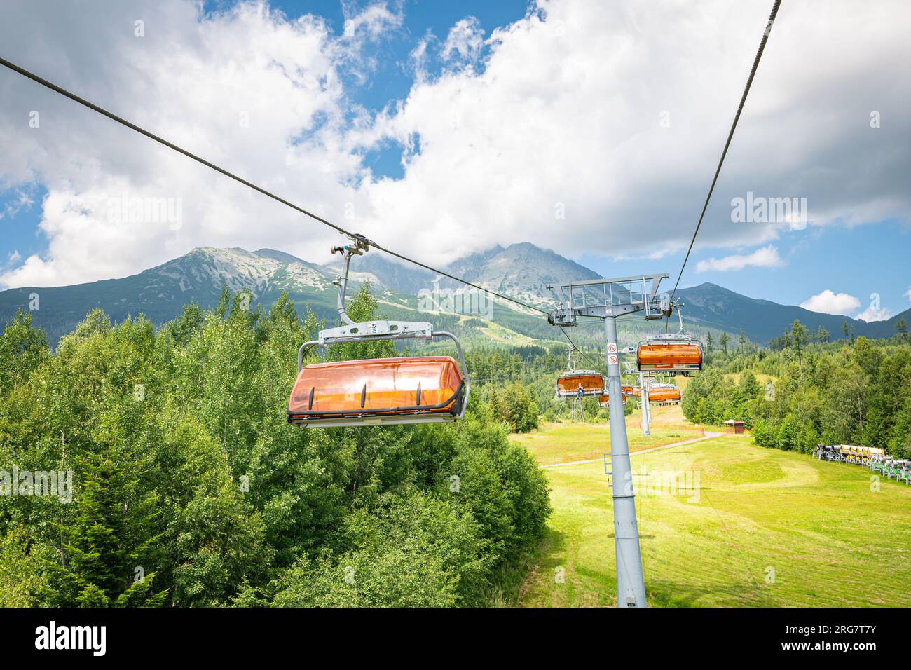 Cable car in Tatra Mountains, Slovakia Stock Photo - Alamy