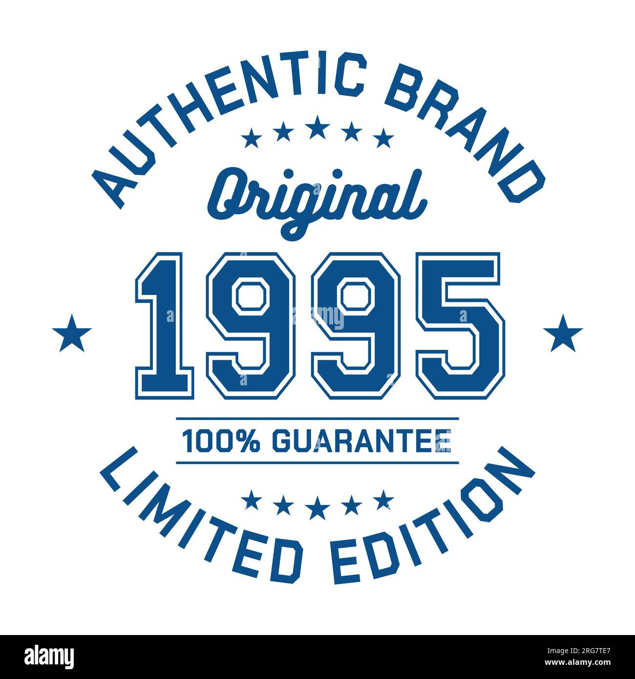 1995 Authentic brand. Apparel fashion design. Graphic design for t ...