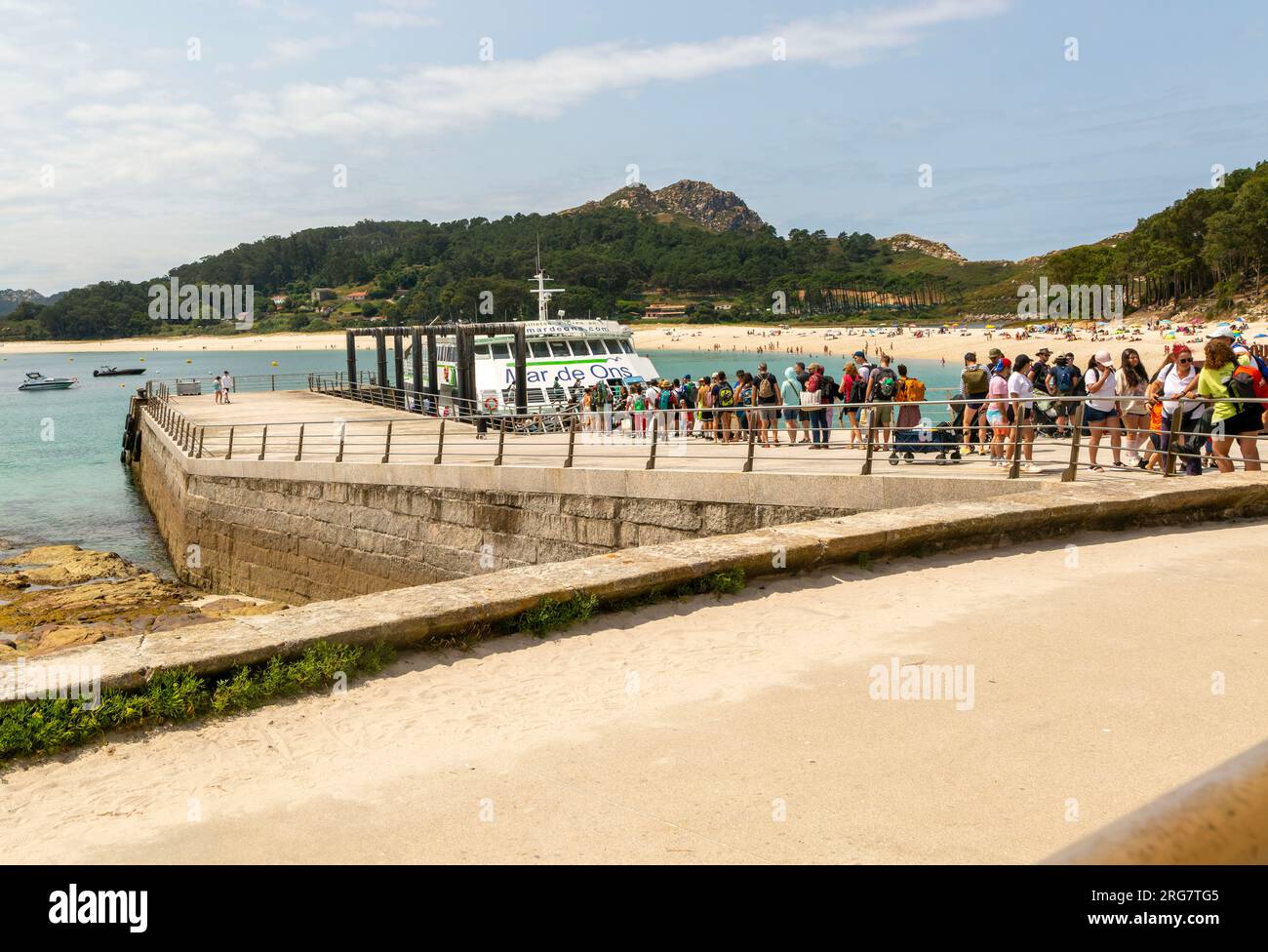Mar de Ons ferry boat, Cies Islands, Atlantic Islands Galicia Maritime ...