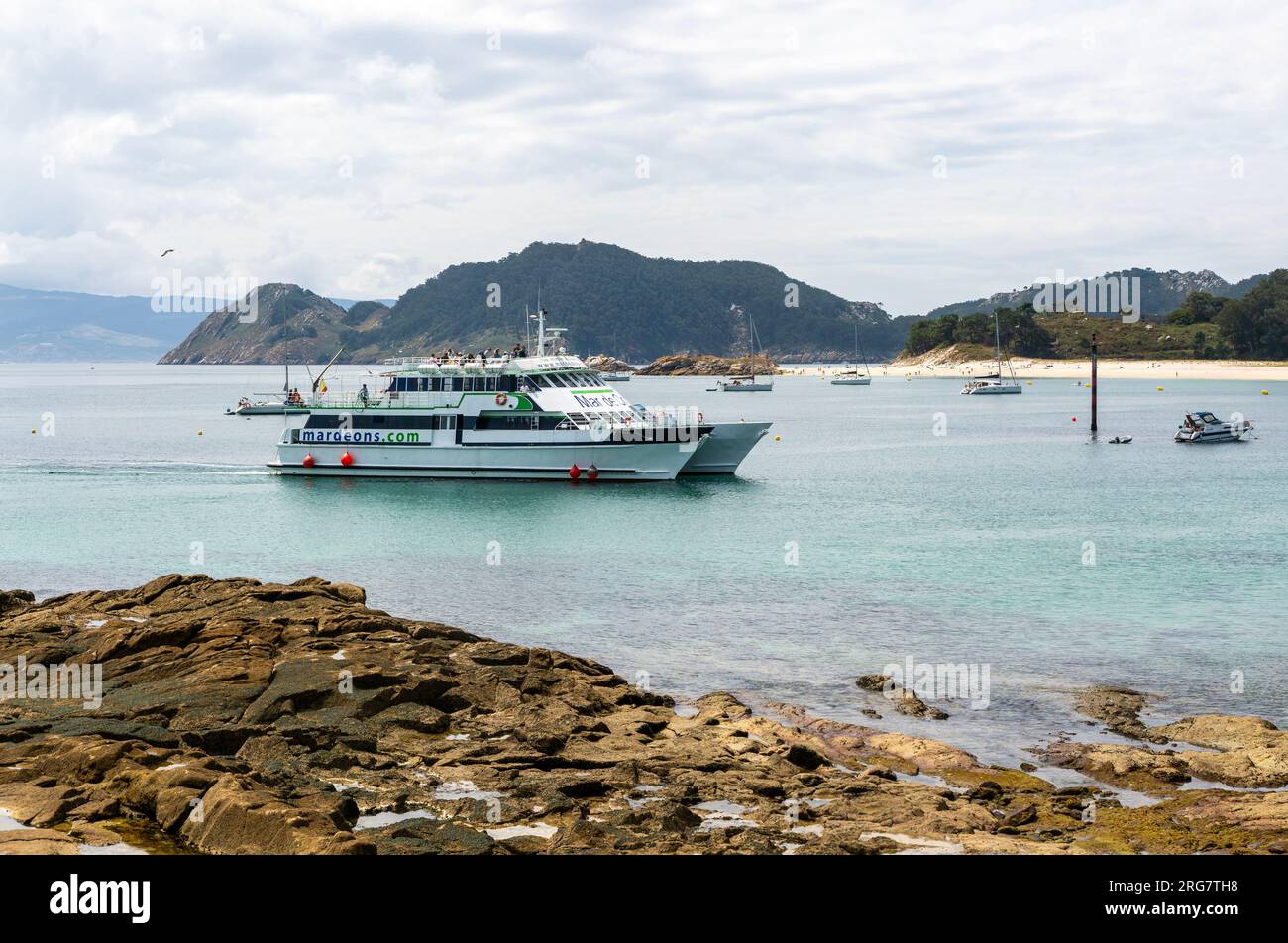 Mar de Ons ferry boat, Cies Islands, Atlantic Islands Galicia Maritime ...