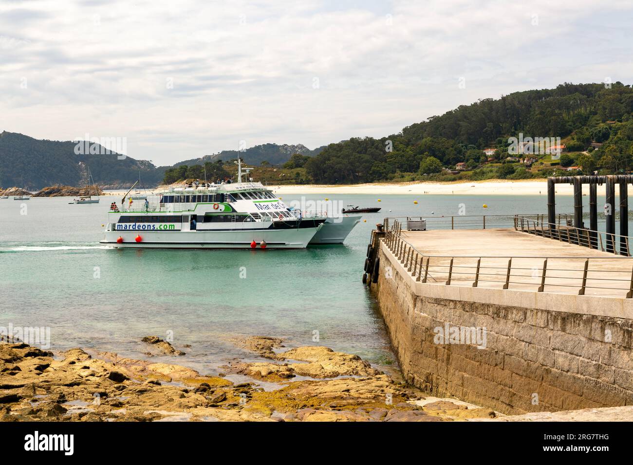 Mar de Ons ferry boat, Cies Islands, Atlantic Islands Galicia Maritime ...