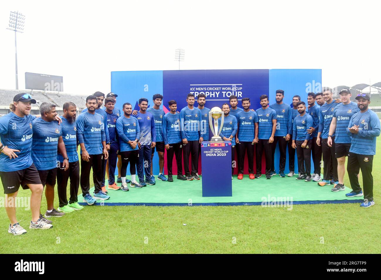 ICC Cricket World Cup 2023 Trophy Tour has arrived in Bangladesh. The ...