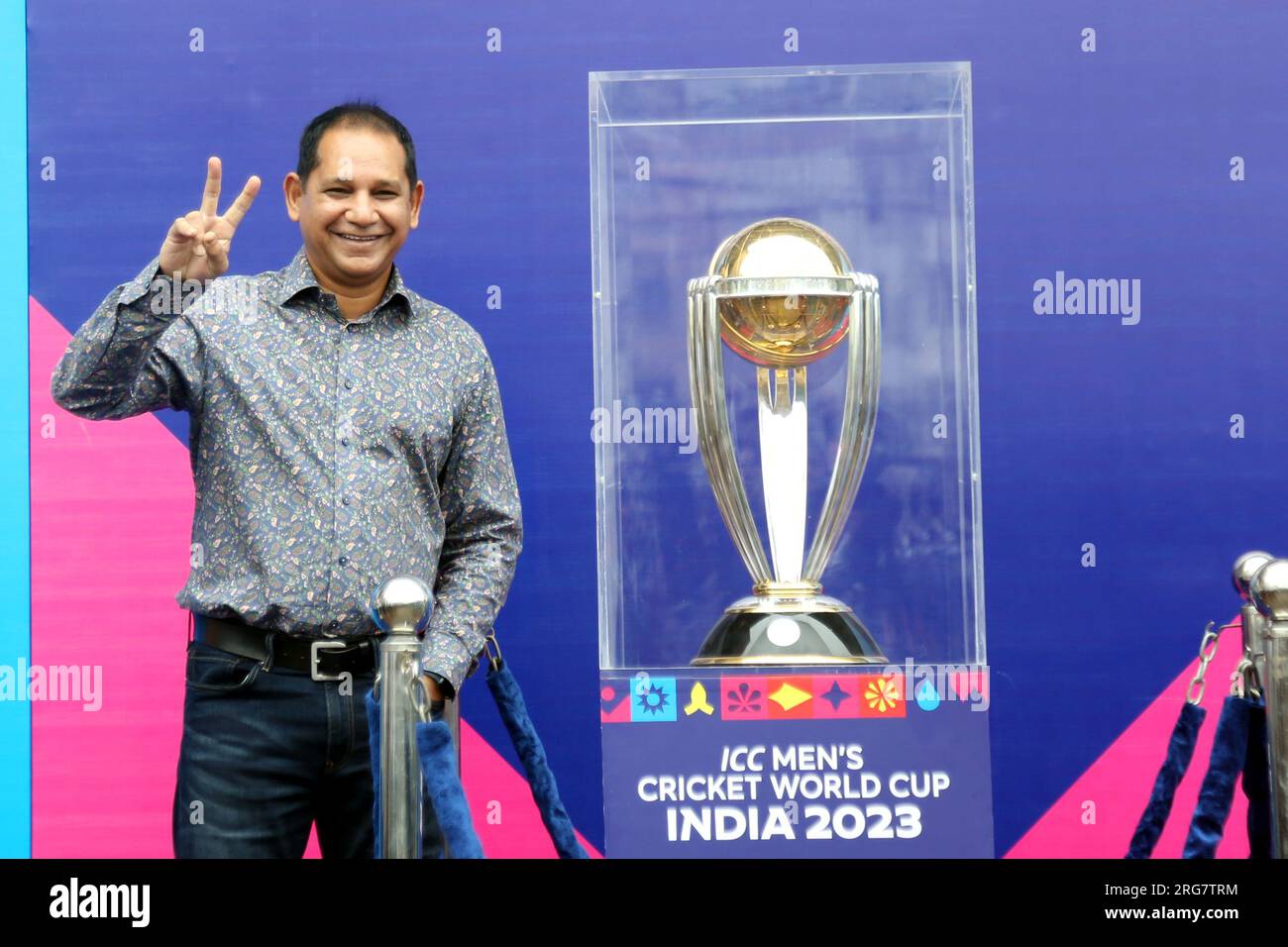 ICC Cricket World Cup 2023 Trophy Tour has arrived in Bangladesh. The ...