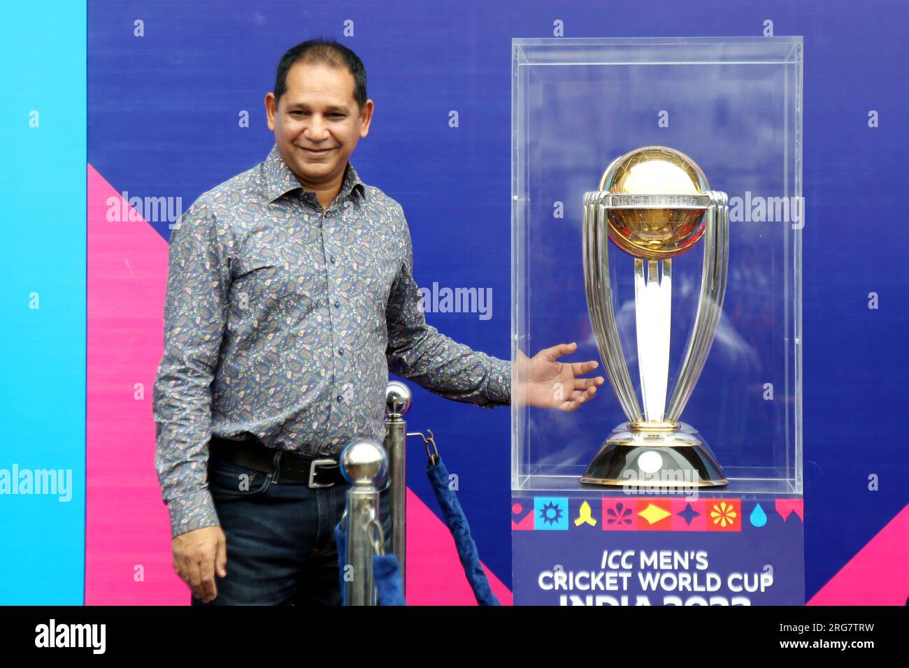 ICC Cricket World Cup 2023 Trophy Tour has arrived in Bangladesh. The ...