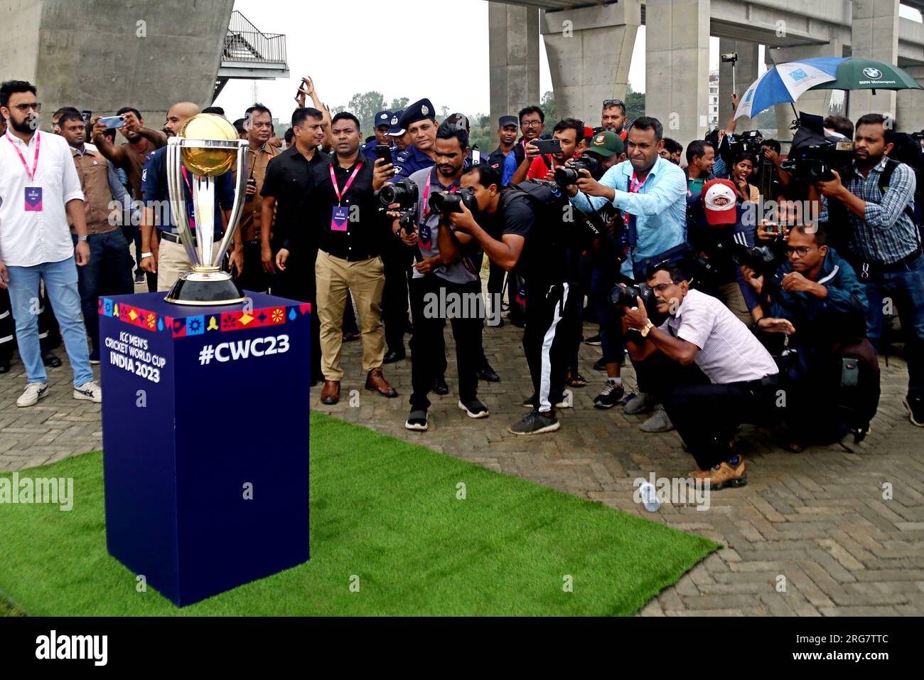 ICC Cricket World Cup 2023 Trophy Tour has arrived in Bangladesh. The ...