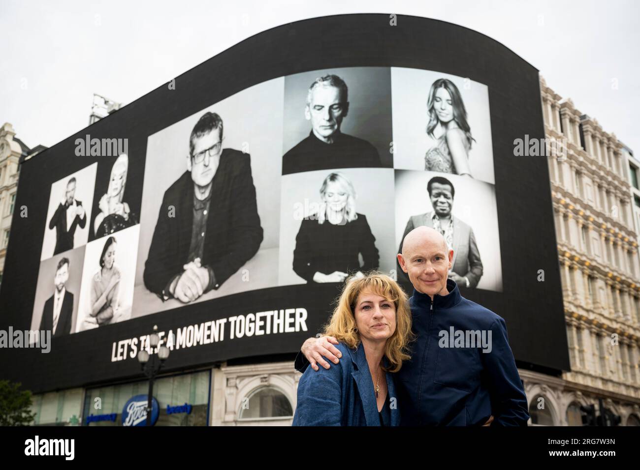 London, UK. 8 August 2023. (L) Take A Moment director Lara Journo and ...