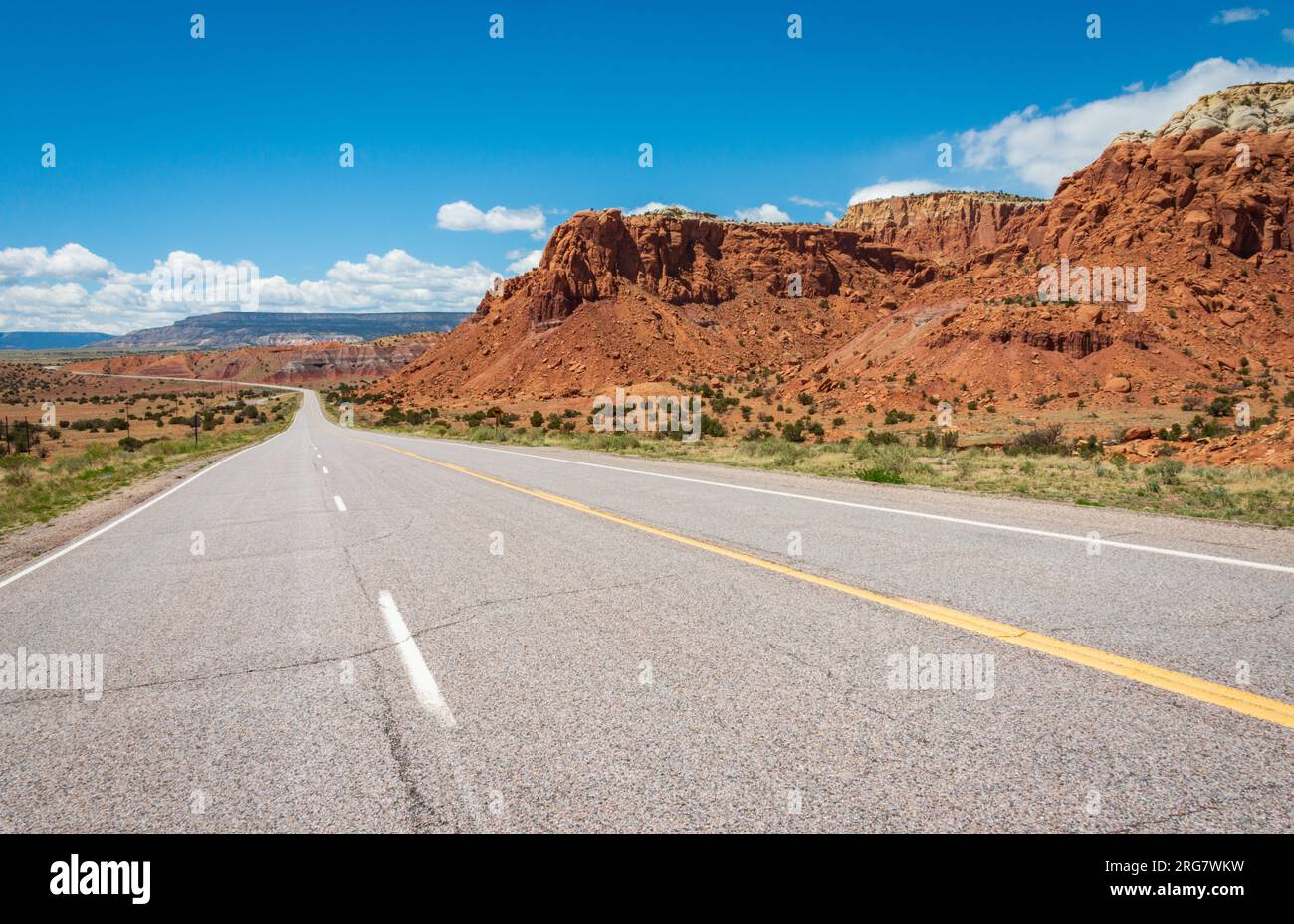 The Road into Ghost Ranch Stock Photo - Alamy