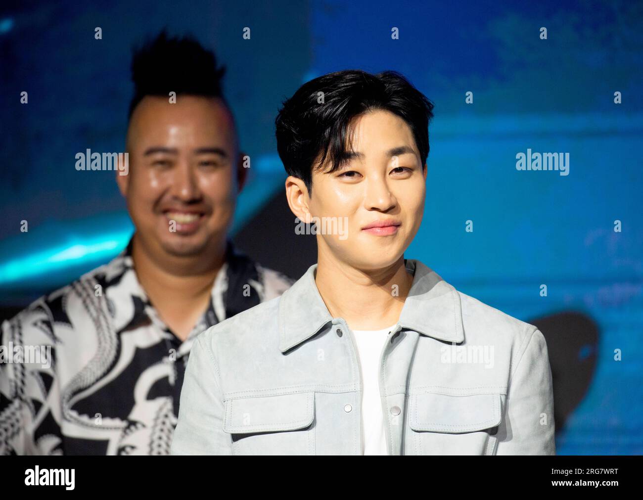 Yoo Hee-Kwan and DinDin, Aug 8, 2023 : Former Doosan Bears pitcher Yoo ...