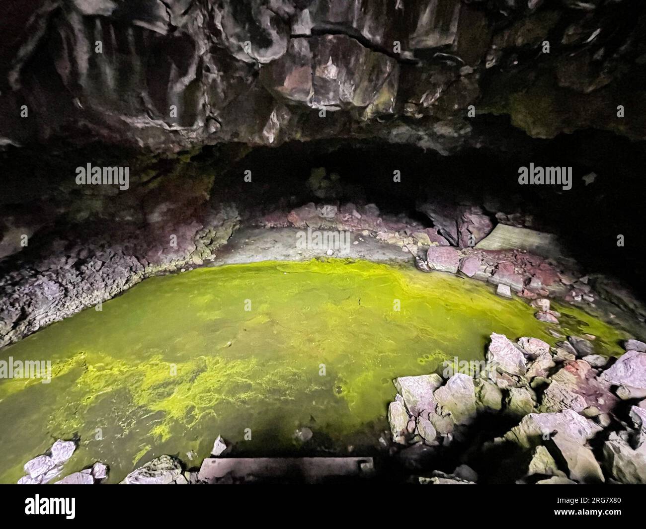 Ice Cave and Bandera Volcano in New Mexico Stock Photo - Alamy