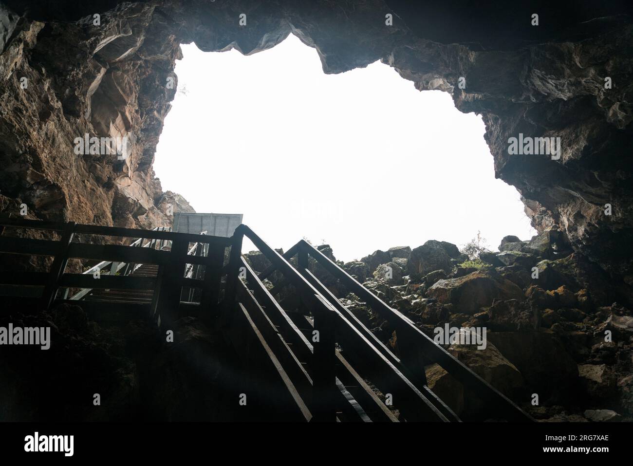 Ice cave and bandera volcano hi-res stock photography and images - Alamy