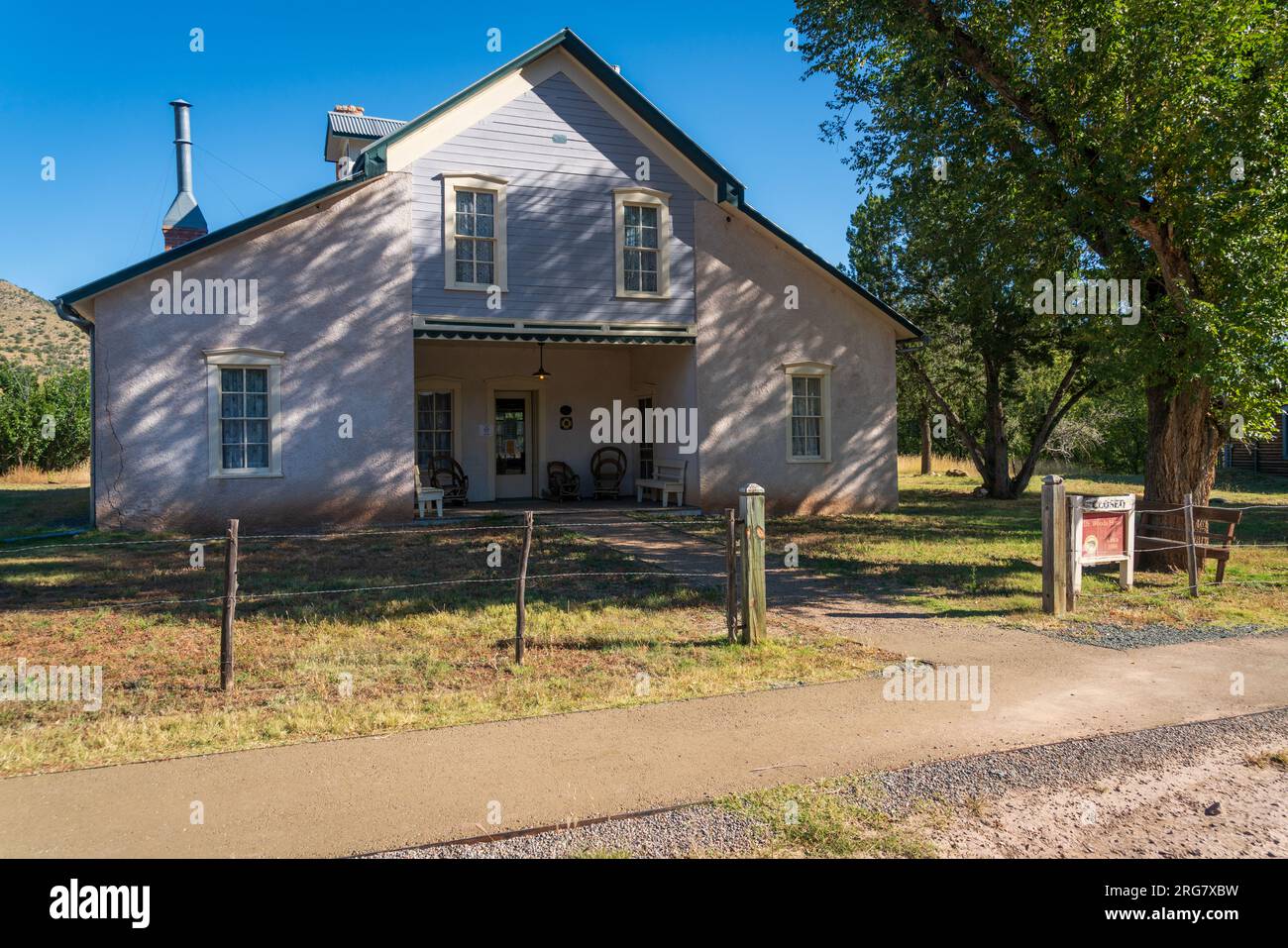 Lincoln State Monument in New Mexico Stock Photo - Alamy