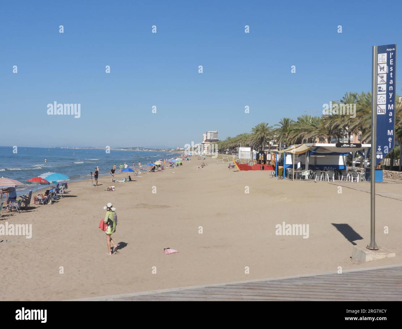 Spain: The beaches of Cunit, Costa Brava Stock Photo - Alamy