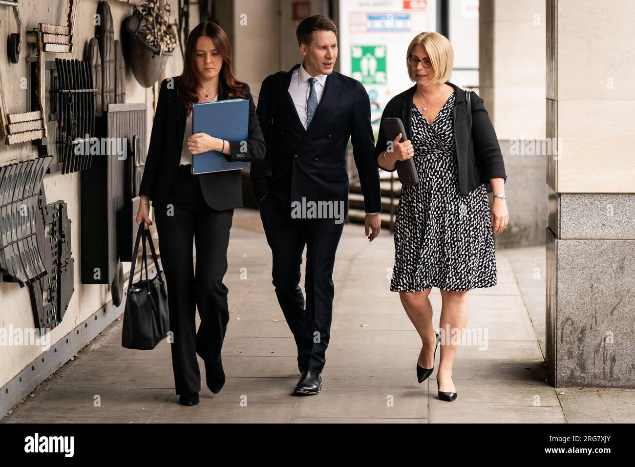 Dustin Lance Black arrives at Westminster Magistrates' Court, London ...