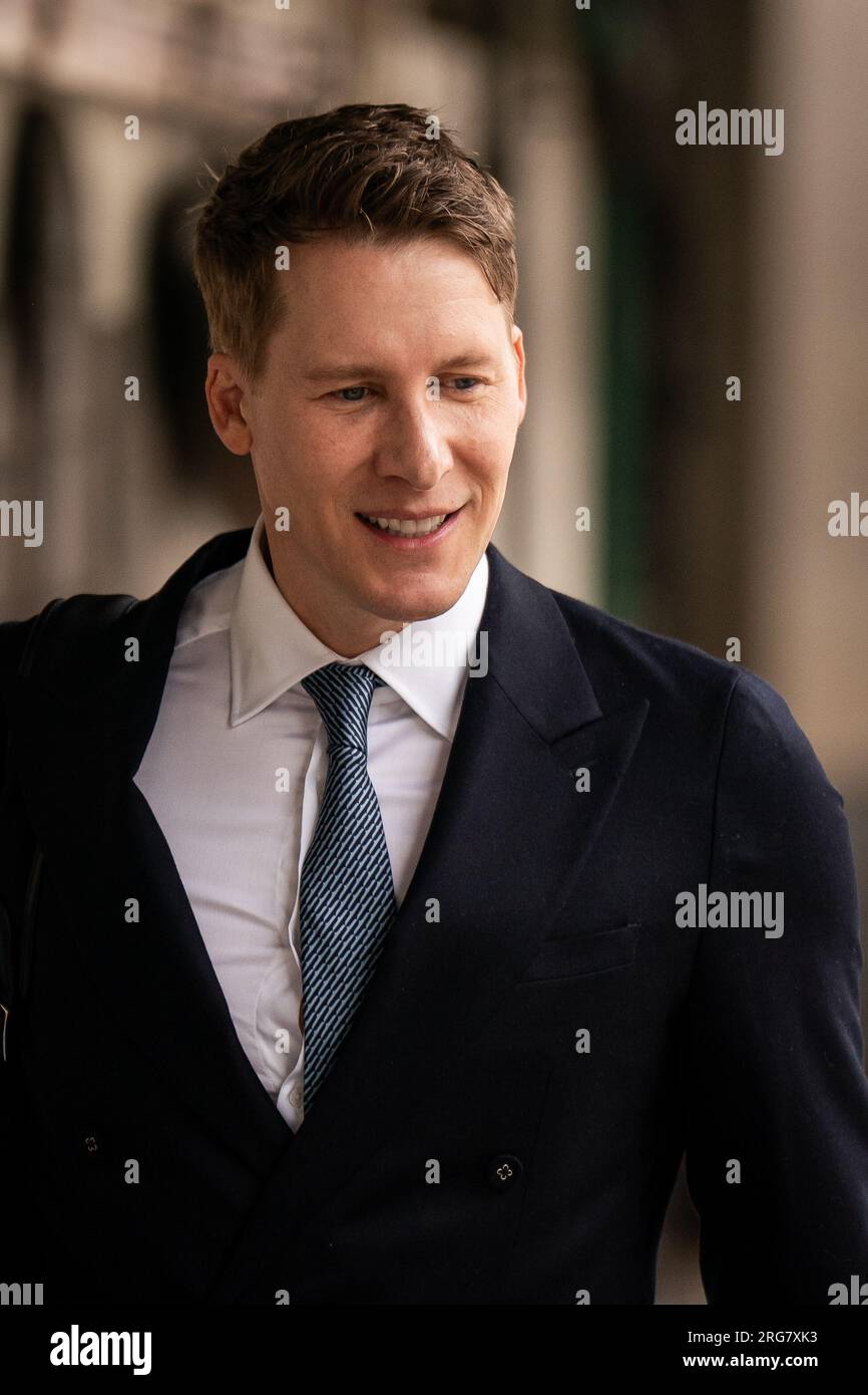 Dustin Lance Black arrives at Westminster Magistrates' Court, London ...