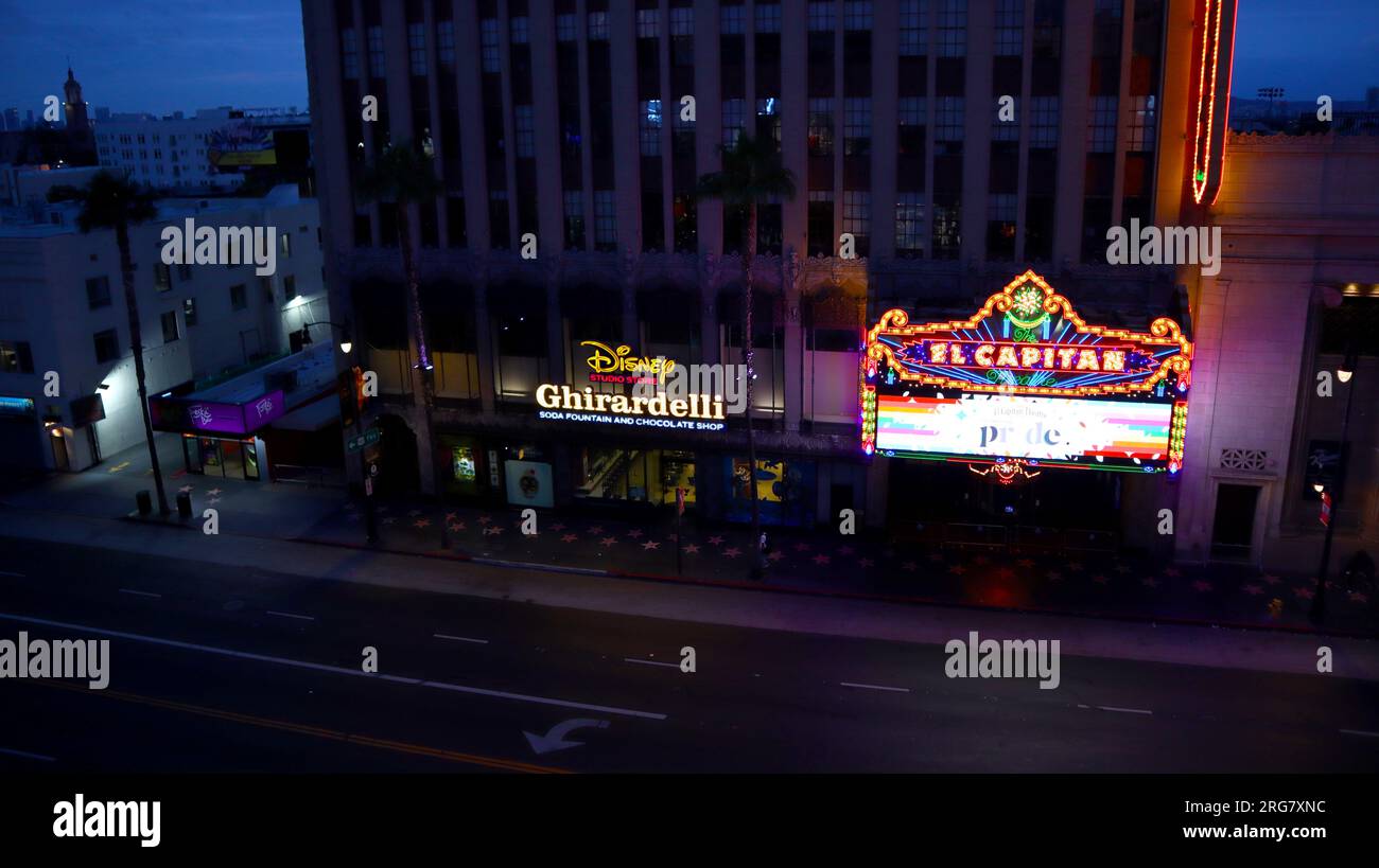 Hollywood (Los Angeles) California: Hollywood Boulevard, Walk of Fame ...