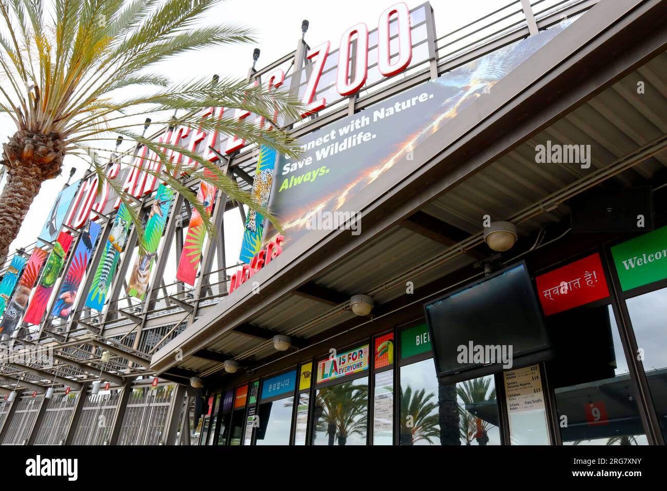 Los Angeles, California: The Los Angeles Zoo and Botanical Gardens at ...