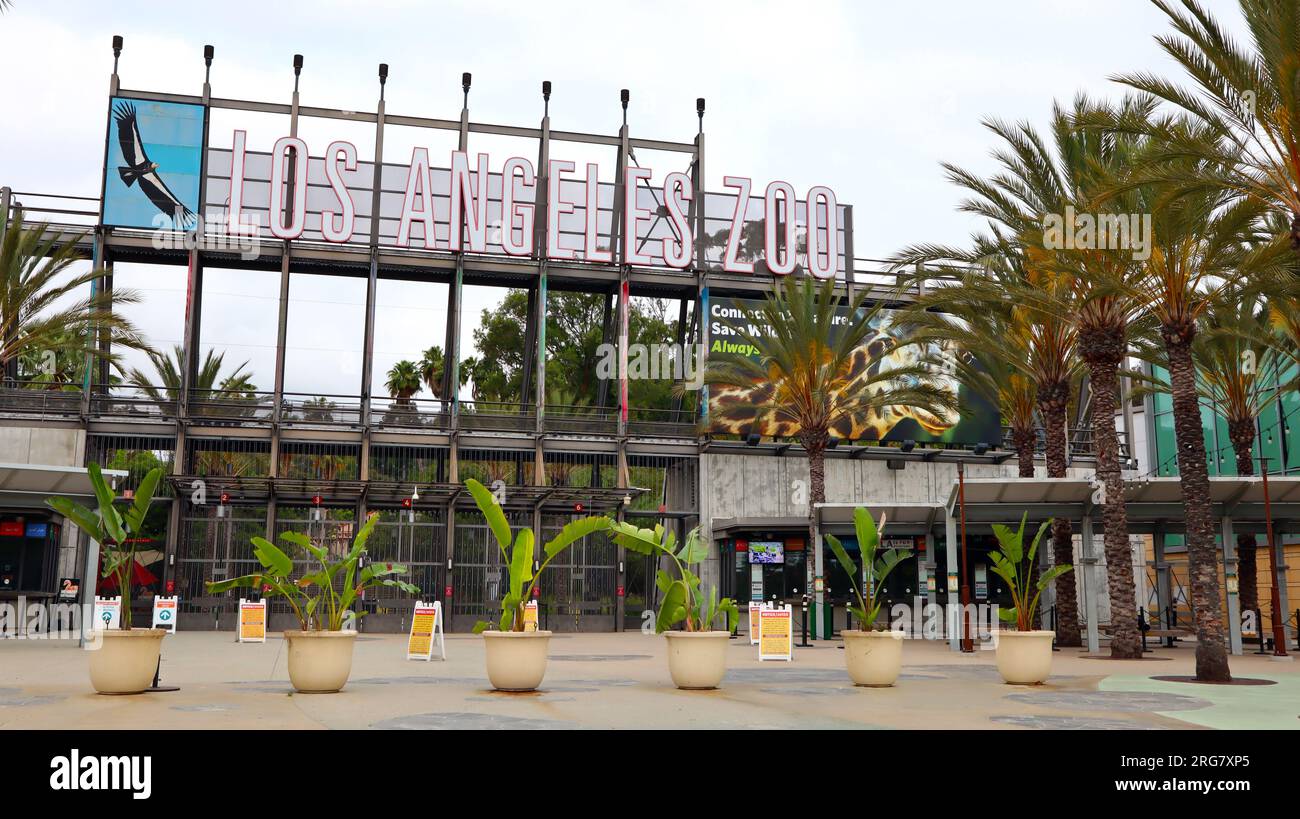 Los Angeles, California: The Los Angeles Zoo and Botanical Gardens at 5333 Zoo Dr, Los Angeles ...