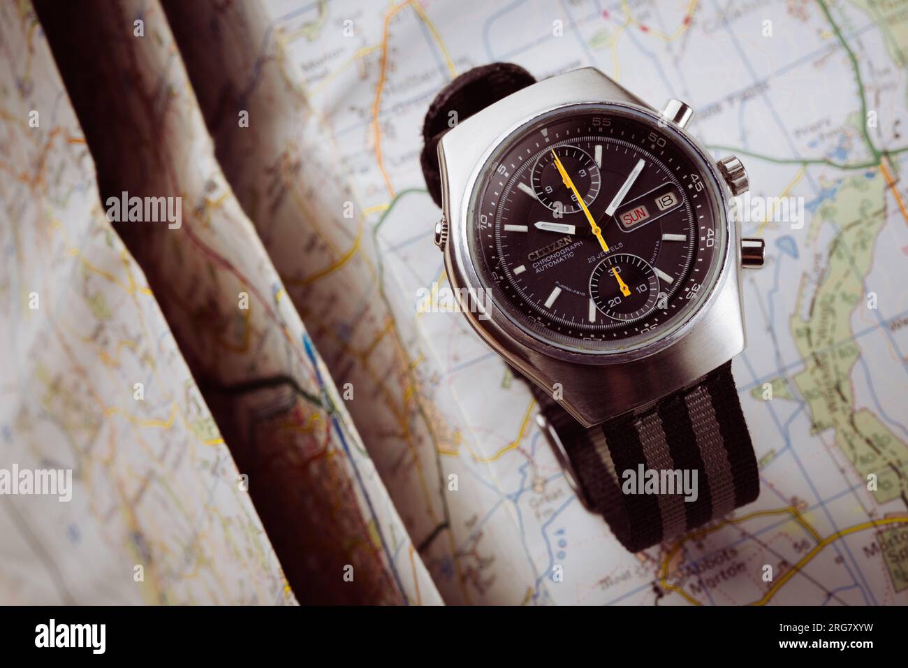Classic chronograph wristwatch close hi-res stock photography and ...