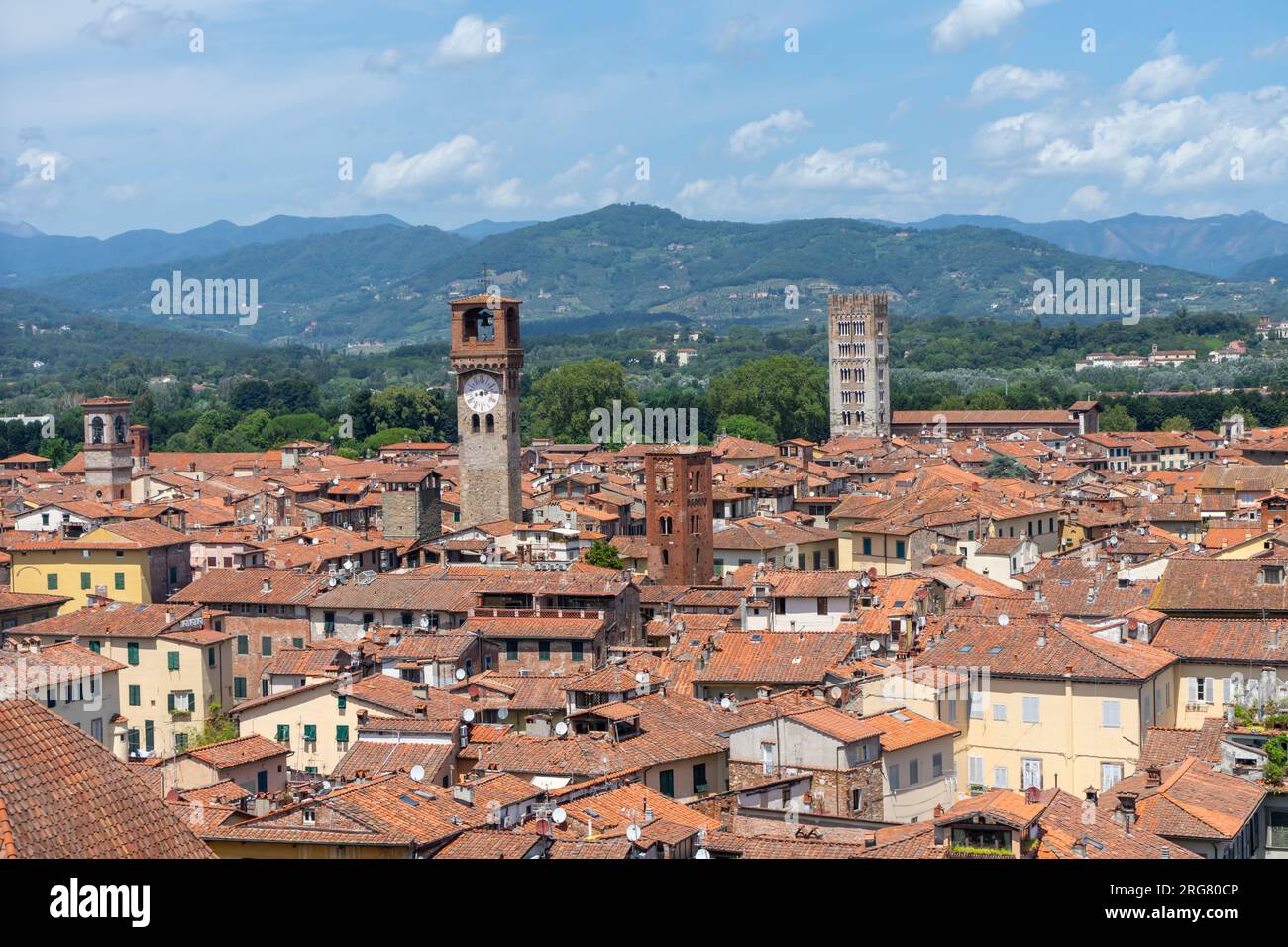 Lucca skyline tower cathedral hi-res stock photography and images - Alamy