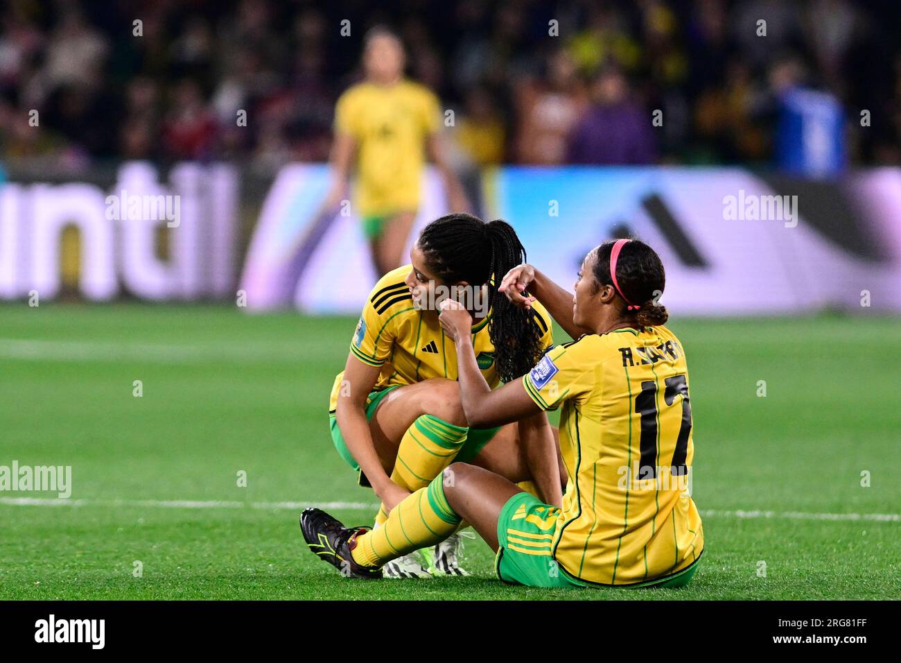 Melbourne, Australia, August 8th 2023: Allyson Swaby (Jamaica 17) and ...