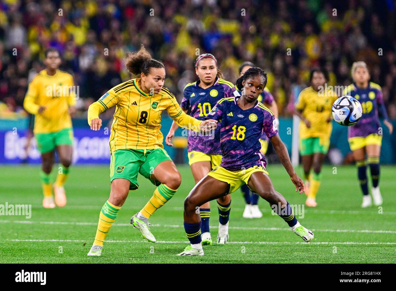 Melbourne, Australia, August 8th 2023: Drew Spence (Jamaica 8) and ...