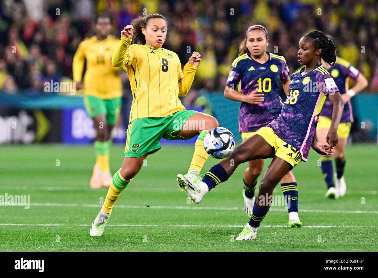 Melbourne, Australia, August 8th 2023: Drew Spence (Jamaica 8) and ...