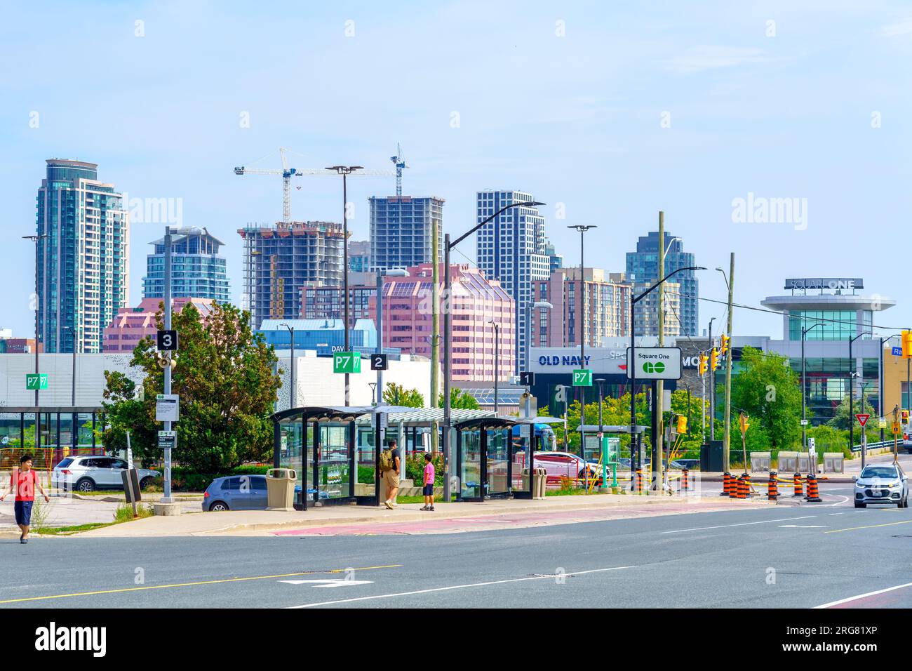 Mississauga, Canada, Cityscape and urban skyline of the modern city ...