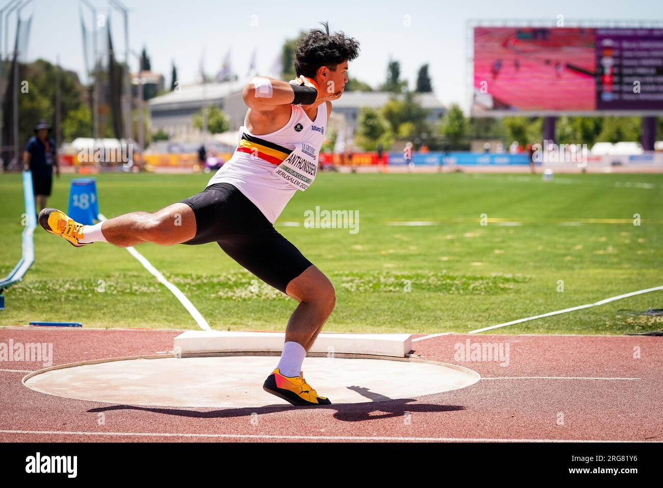 Jerusalem, Israel. 08th Aug, 2023. Belgian Alexander Anthonissen ...