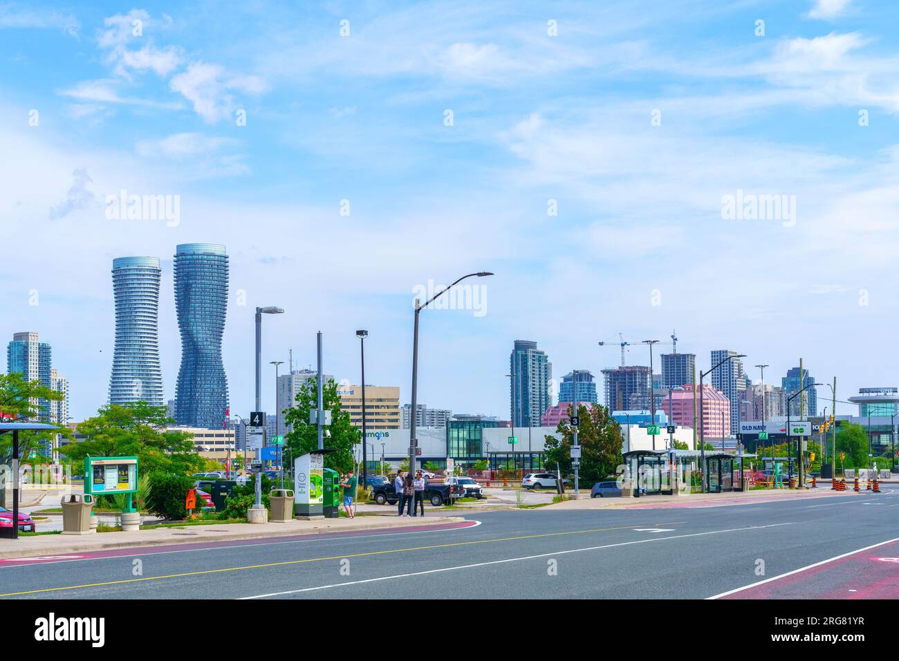 Mississauga, Canada, Cityscape and urban skyline of the modern city ...
