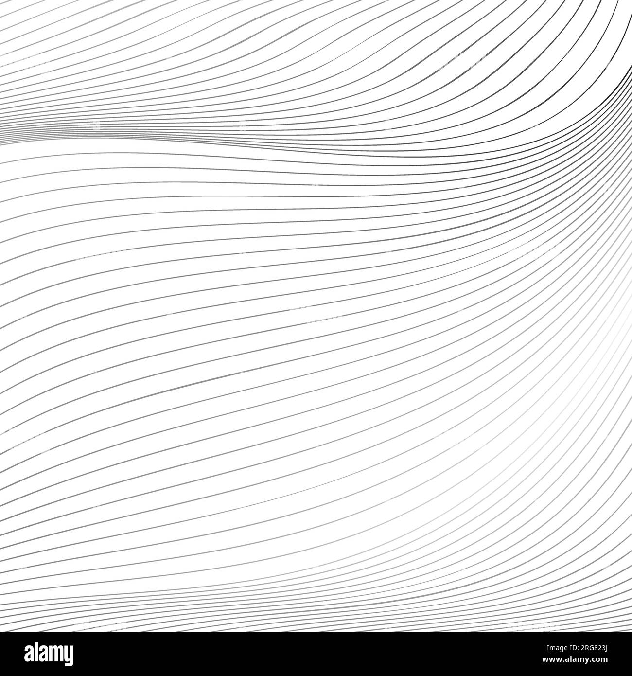 Dynamic flowing wave lines design. technology and sound wave pattern ...