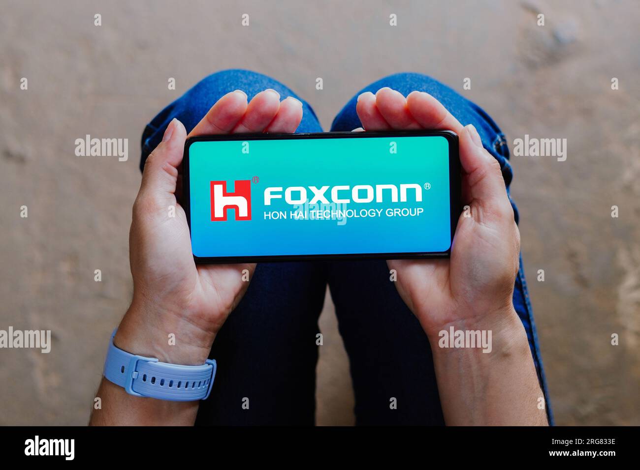Foxconn logo hi-res stock photography and images - Alamy