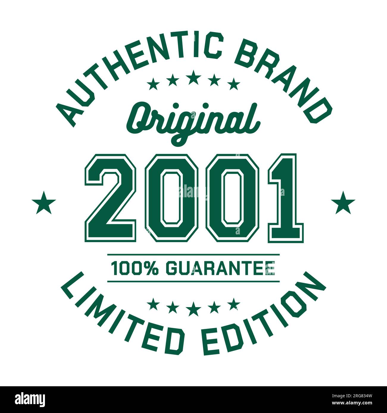 2001 Authentic brand. Apparel fashion design. Graphic design for t ...