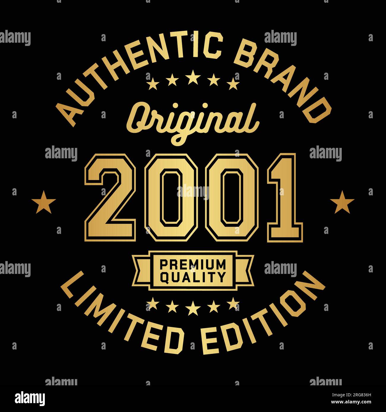2001 Authentic brand. Apparel fashion design. Graphic design for t ...