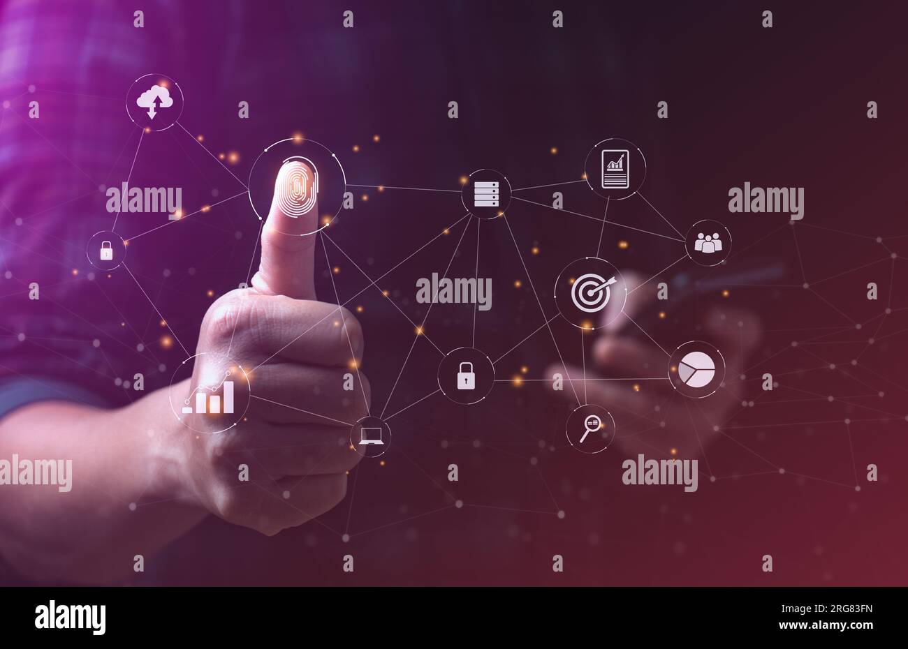 Fingerprint Technology, Big Data Encryption, Cloud data for achievement ...