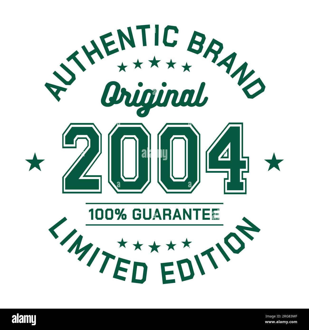 2004 Authentic brand. Apparel fashion design. Graphic design for t ...