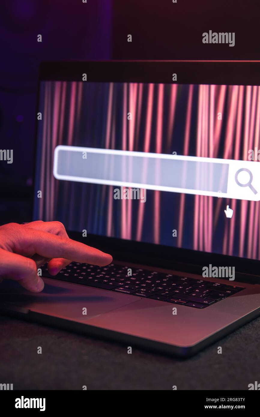 Browser screen icon flat hi-res stock photography and images - Alamy