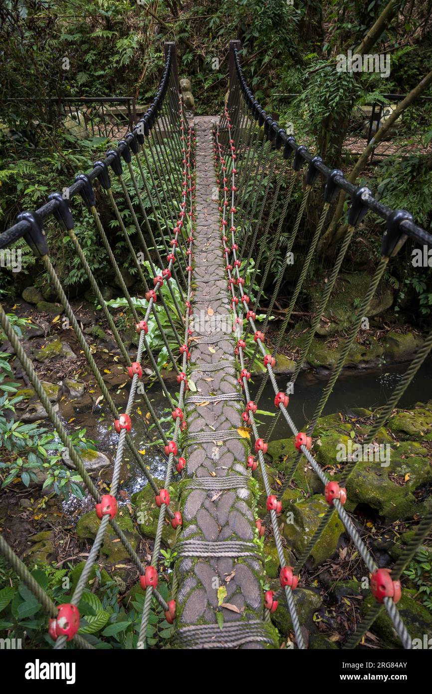 Rope bridge in Maokong, Taipei, Taiwan Stock Photo - Alamy
