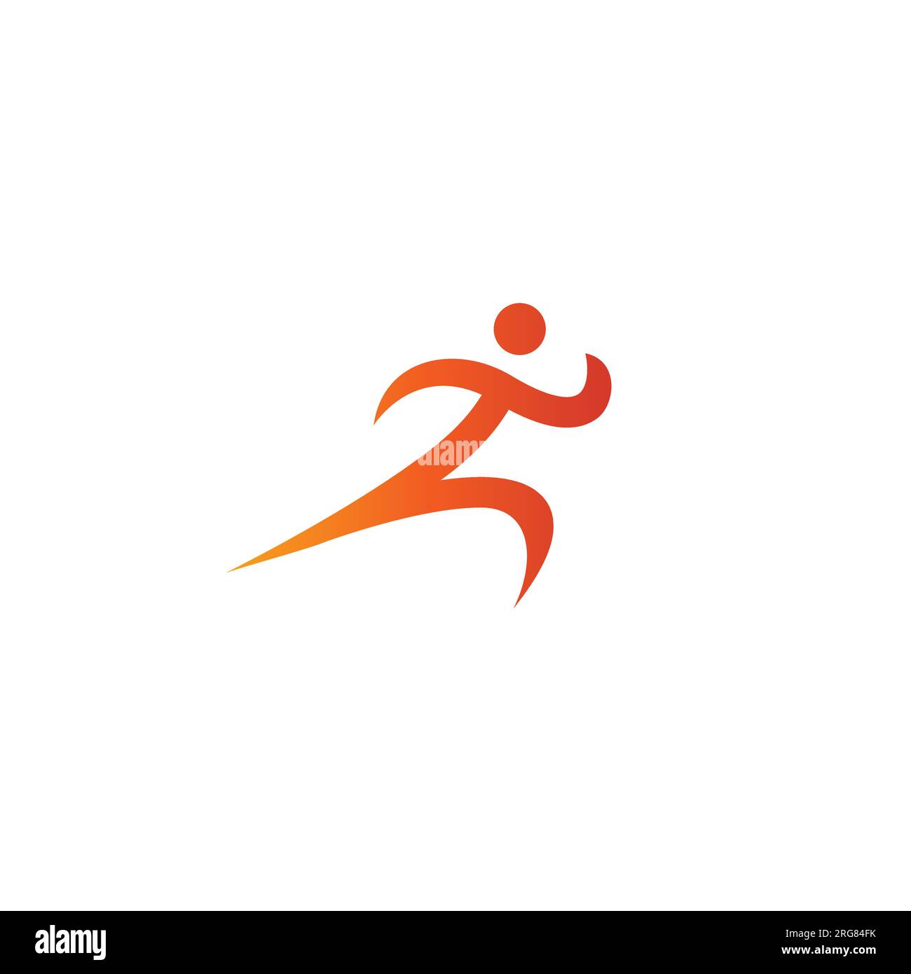 Run People Logo Design. Abstract Human Running Vector Stock Vector ...