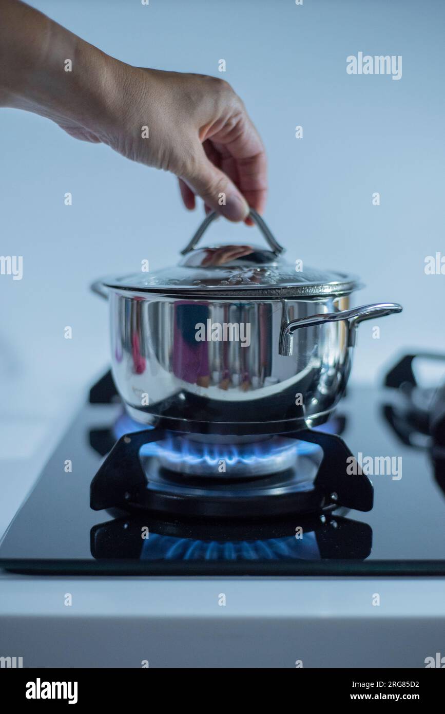 Object stove fuel fire burn boil hi-res stock photography and images ...