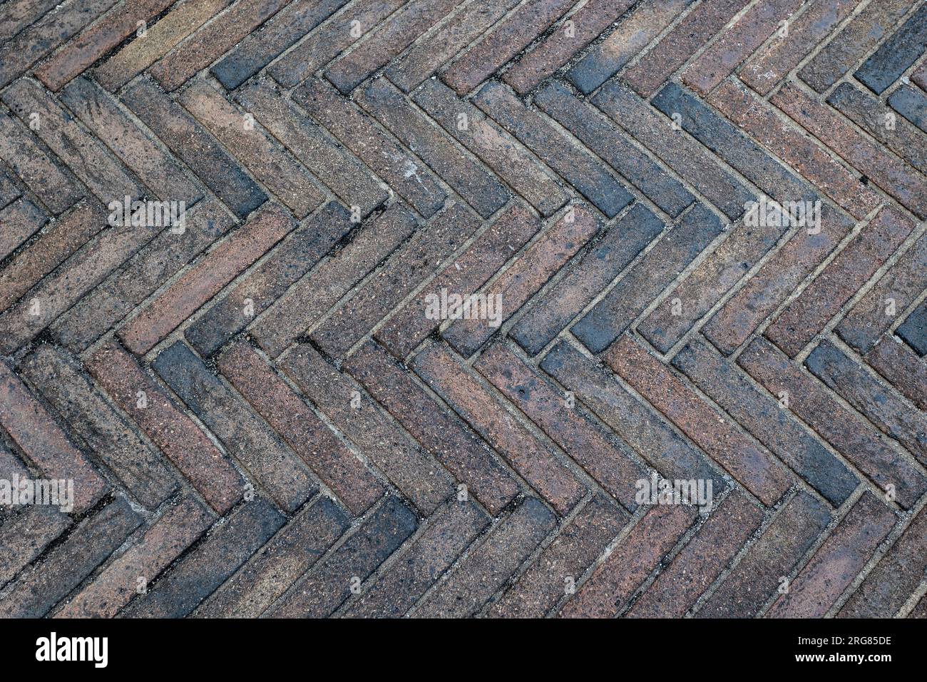 Ancient italian typical pavement in Bergamo, closeup pattern Stock ...